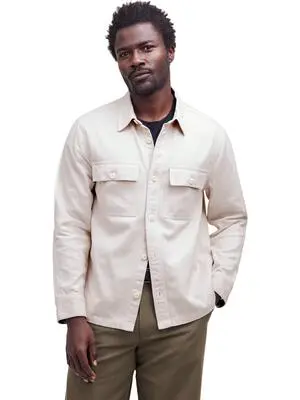 Madewell Garment-dyed Straight-hem Work Shirt - Vintage Linen