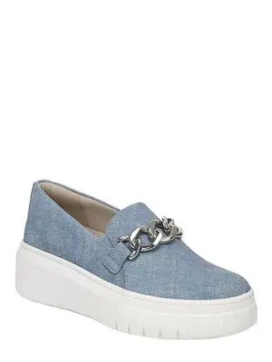 Naturalizer Daphne Platform Sneakers - Denim Blue