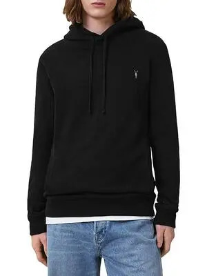 ALLSAINTS Raven Regular Fit Hoodie Black