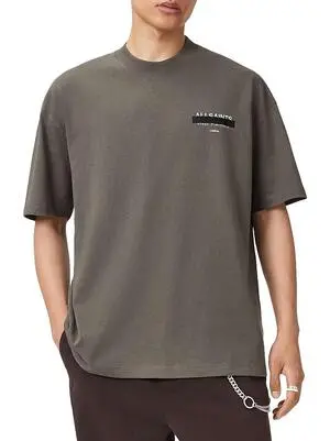ALLSAINTS Redact Graphic Logo Tee - Forest Green