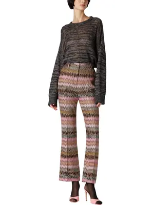 Missoni Metallic Finish Trousers - Pink