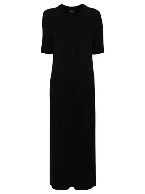 JOSEPH Panelled Midi Dress - Black