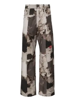 KUSIKOHC Burn Print Trousers - Neutrals