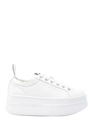 Karl Lagerfeld Logo-appliqué Sneakers - White