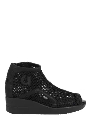 RUCOLINE Open-toe Ankle Boots - Black