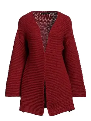 INCENTIVE Wool Knit Cardigan - Red