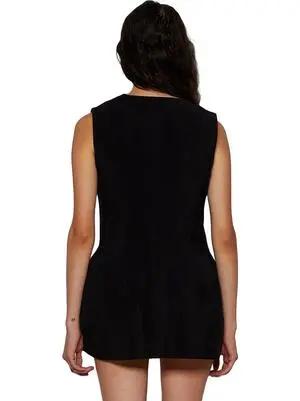 MUGLER Mugler Corseted Pierced Vest Black