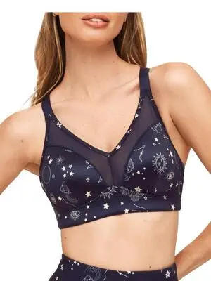 ADORE ME Ariza Medium-impact Sports Bra - Novelty Blue