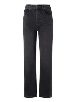 BOYISH The Ziggy Straight Leg High Rise Jeans