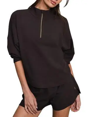 RHONE Mirage Water-repellent Half-zip Jacket - Dark Espresso