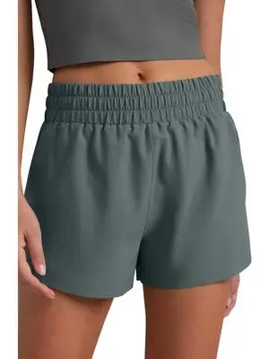RHONE Rhone Mirage 3-Inch Lined Running Shorts Green Smoke