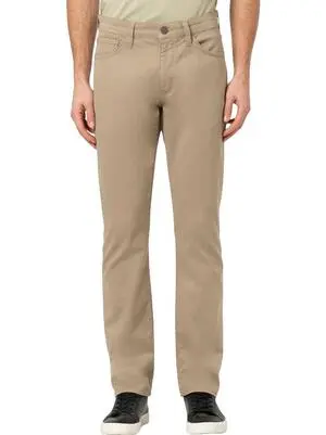 34 Heritage Courage Coolmax® Stretch Straight Leg Five Pocket Pants - Sand Coolmax