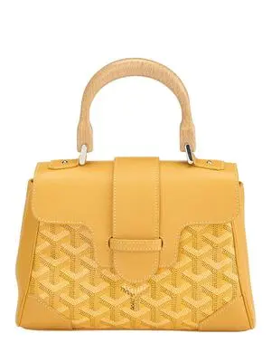 Goyard Goyardine Canvas Saigon Souple Mini Yellow