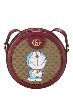 Gucci Doraemon X Coated Crossbody Bag Red