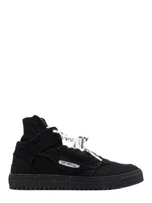 Off-White Off-court 3.0 Canvas High-top Sneakers - Black