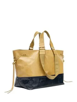 Isabel Marant Wardy Tote Bag - Beige/navy