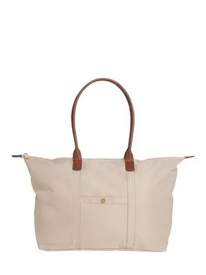 Harrods Medium Nylon Tote Bag - Neutral
