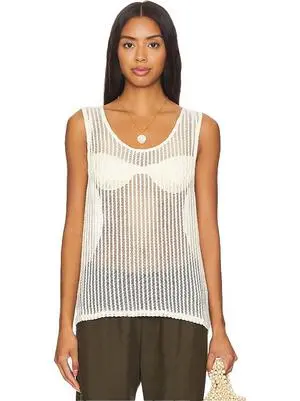 WAO Crochet Tank Top - Ivory