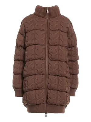 Max Mara Padded Wool-cashmere Jacket - Brown