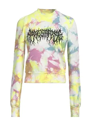 Aries Tie-dyed Cotton Sweatshirt - Green