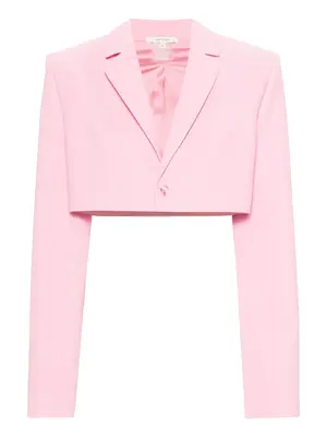 NENSI DOJAKA Cropped Blazer - Pink
