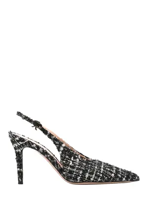 GIANVITO ROSSI 85mm Robbie Slingback Pumps - Black