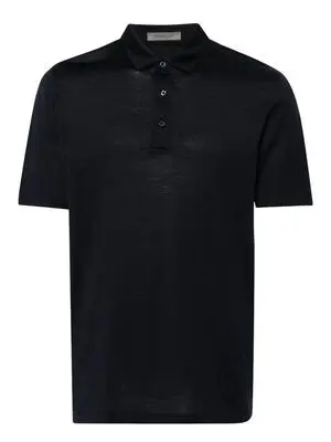Corneliani Jersey Polo Shirt - Blue