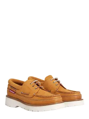 Dsquared2 Lace-up Leather Boat Shoes - Neutrals
