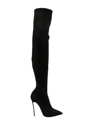 Casadei 100mm Julia Boots - Black