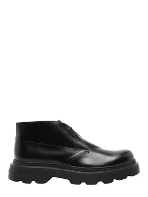 TOD'S Leather Ankle Boots - Black