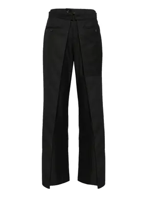 BETTTER BETTTER Straight-Leg Wool Trousers