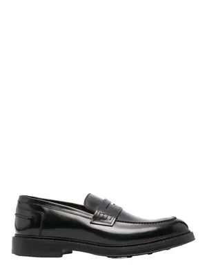 DOUCAL'S Leather Loafers - Black