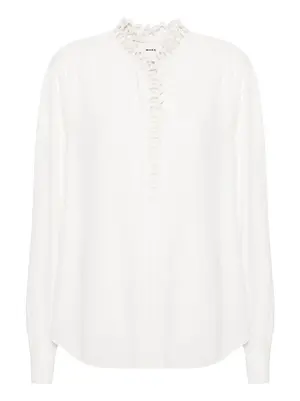 MARANT ETOILE MARANT ÉTOILE Estela Broderie Anglaise-Trim Shirt