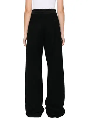 Saint Laurent Logo-embroidered Track Pants - Black