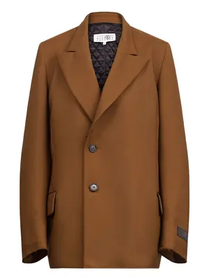 MAISON MARGIELA Single-breasted Blazer - Brown