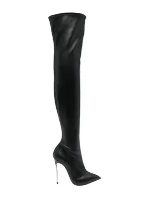 Casadei 120mm Blade Boots - Black