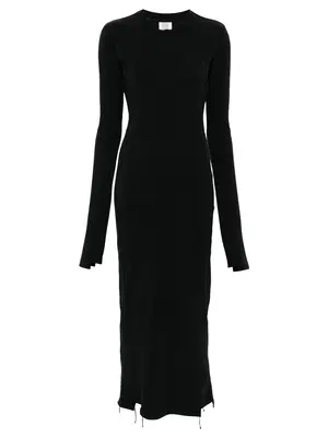 Vetements Jersey Maxi Dress - Black