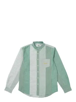 PALACE Patchwork Stripe Shirt - Green