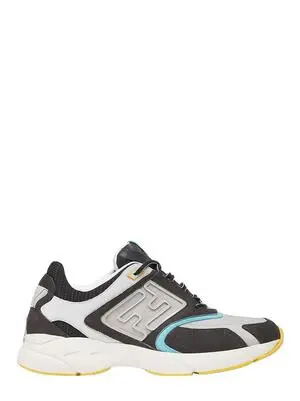 Fendi Faster Sneakers - Grey/black/white