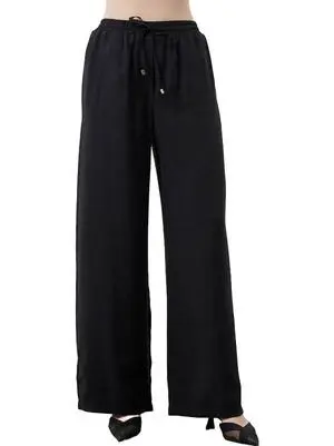 MIZALLE Mizalle Wide Leg Pants Black