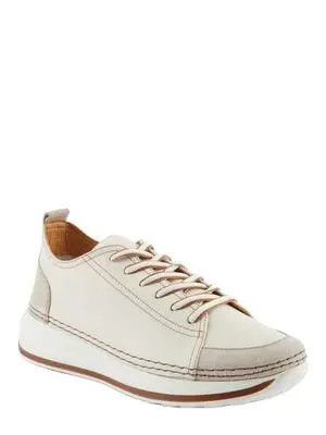 SPRING STEP SHOES Angolan Leather Sneakers - Bone