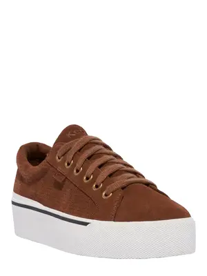 KEDS® Jump Kick Duo Platform Sneakers - Brown Suede