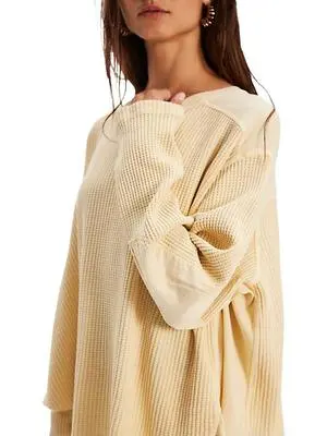 Free People FP One Blake Thermal Butter Yellow