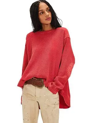 Free People FP One Blake Thermal Fiery Red