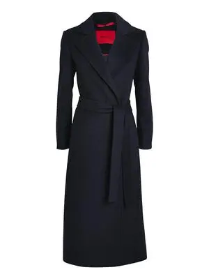 Max & Co. Wool Longrun Belted Coat - Blue