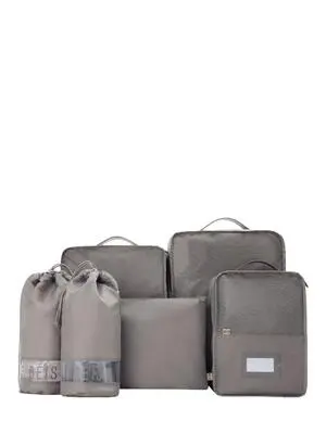 BEIS Six-piece Packing Cube Set - Grey