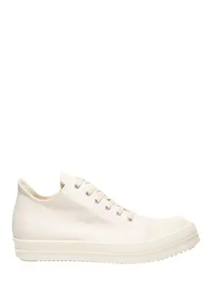 Rick Owens Low Cotton Nylonin Sneakers - Natural/milk