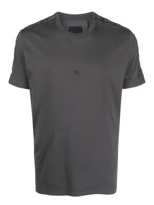 Givenchy 4g-motif Cotton T-shirt - Grey
