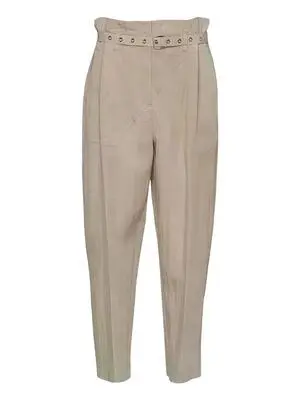 3.1 Phillip Lim Belted Tapered Trousers - Neutrals