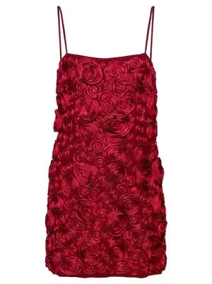 Blumarine 3d-detail Mini Dress - Red